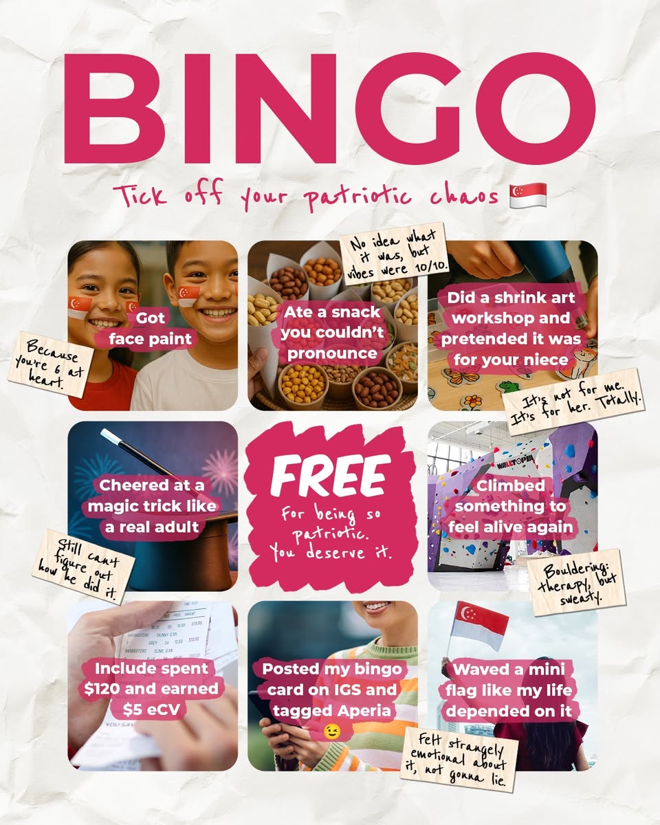 National Day 2025: Aperia Bingo & Free NDP Pack! | Aperia Mall News